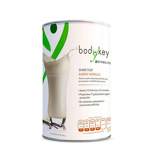 Bodykey Shake Plus sabor Vainilla - Amway Costa Rica.